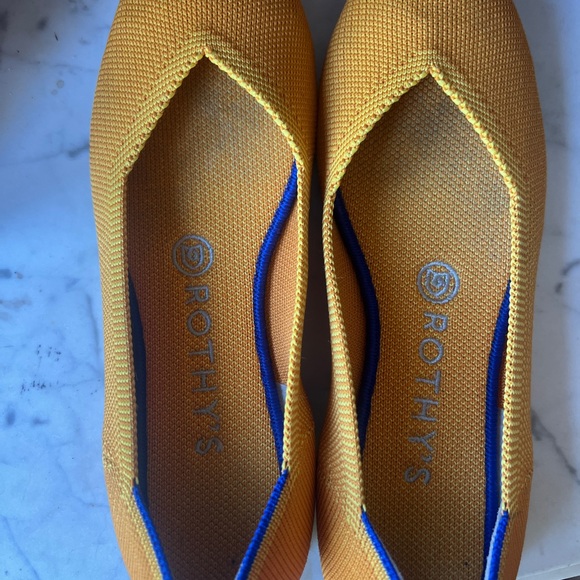 Rothy's | Shoes | Rothys Womens Yellow Flats | Poshmark